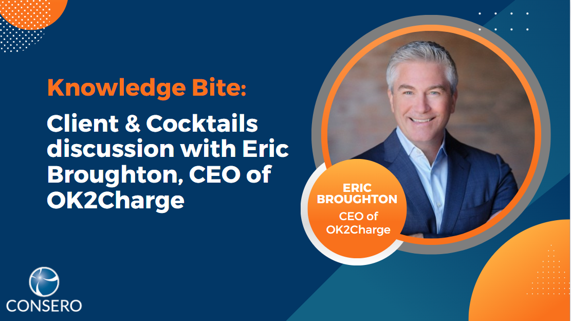 Client and Cocktails: Eric Broughton, CEO of OK2Charge